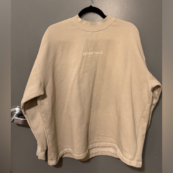 Fear of God | Sweaters | Fear Of God Essentials Tan Crew Neck | Poshmark